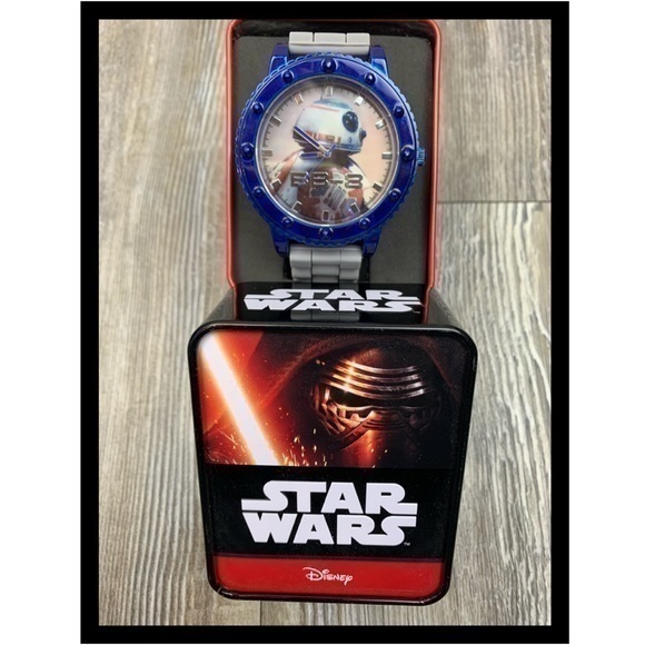 Disney | Accessories | Disney Star Wars Bb8 Watch Blue Gray | Poshmark